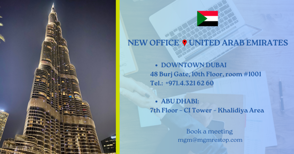 New sales offices in Dubai and Abu Dhabi, United Arab Emirates. - M.G.M ...
