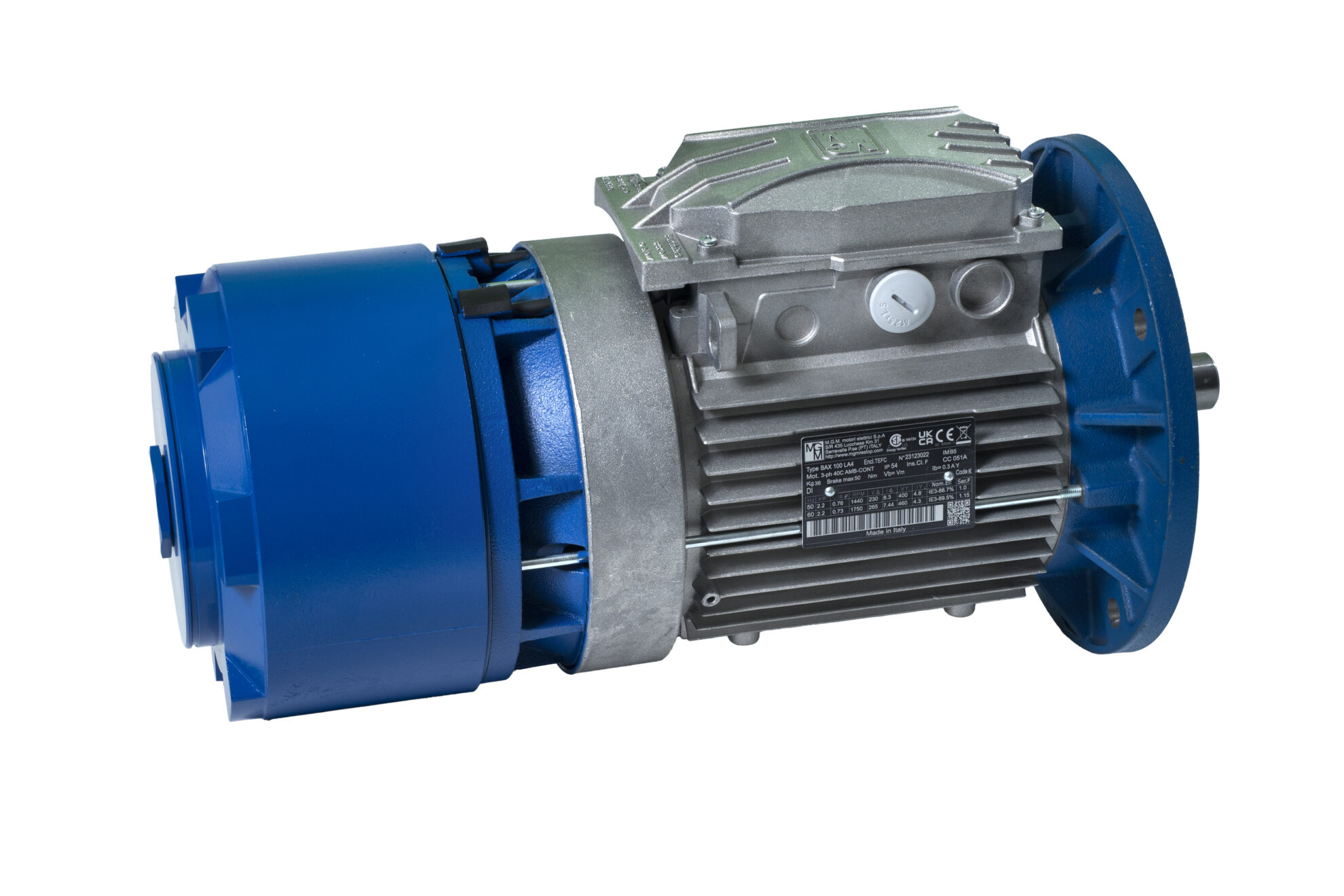 Electric brake motors - M.G.M. Motori Elettrici S.p.a.