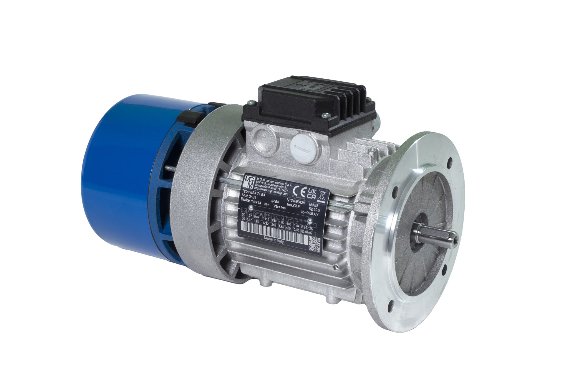 Electric brake motors - M.G.M. Motori Elettrici S.p.a.