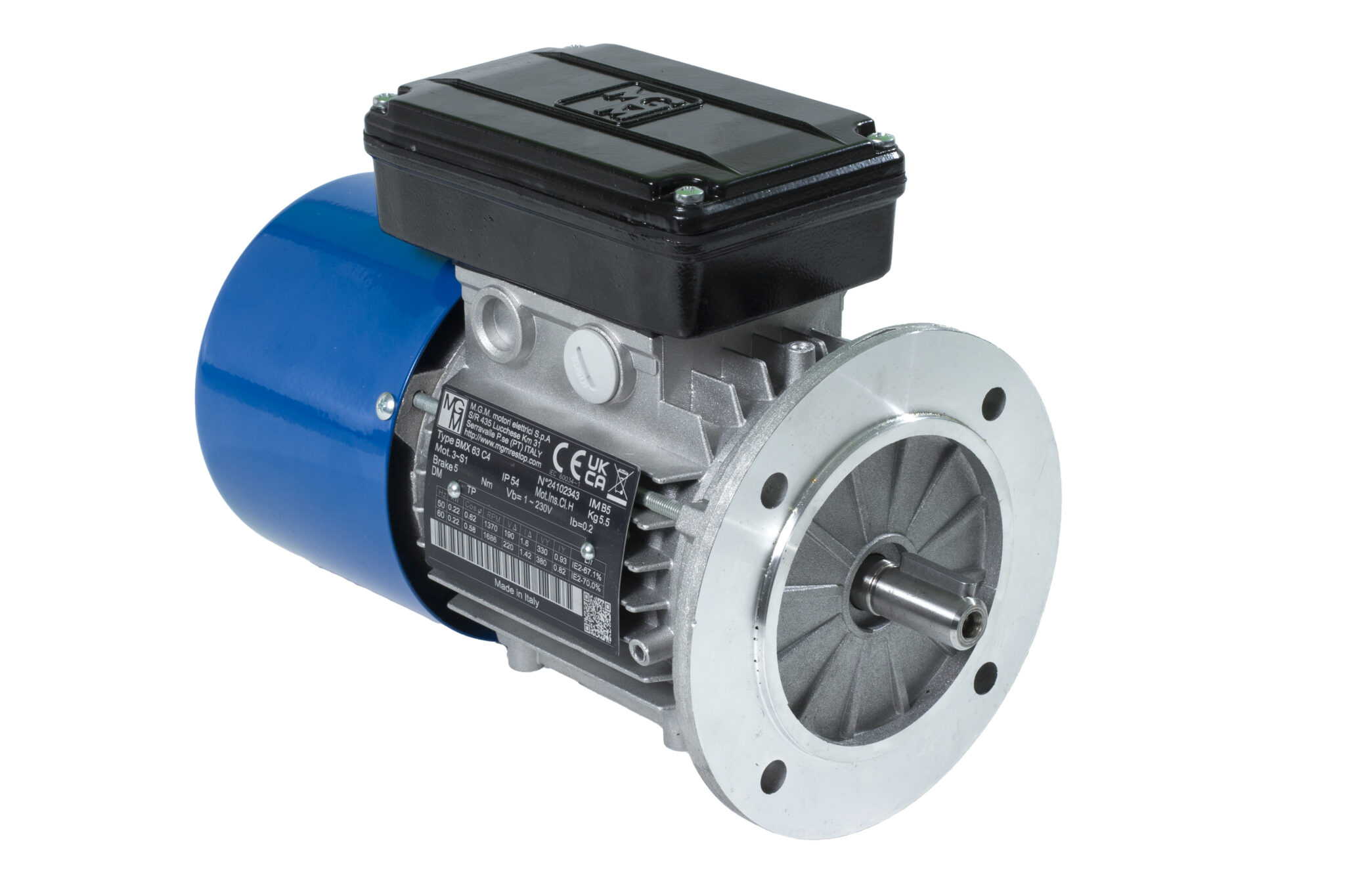 Electric brake motors - M.G.M. Motori Elettrici S.p.a.