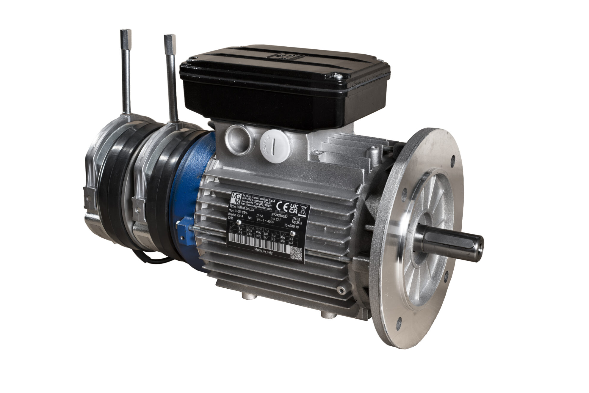 Electric brake motors - M.G.M. Motori Elettrici S.p.a.